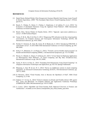 Comparison of open source paas architectural components | PDF | Cloud Computing | Internet