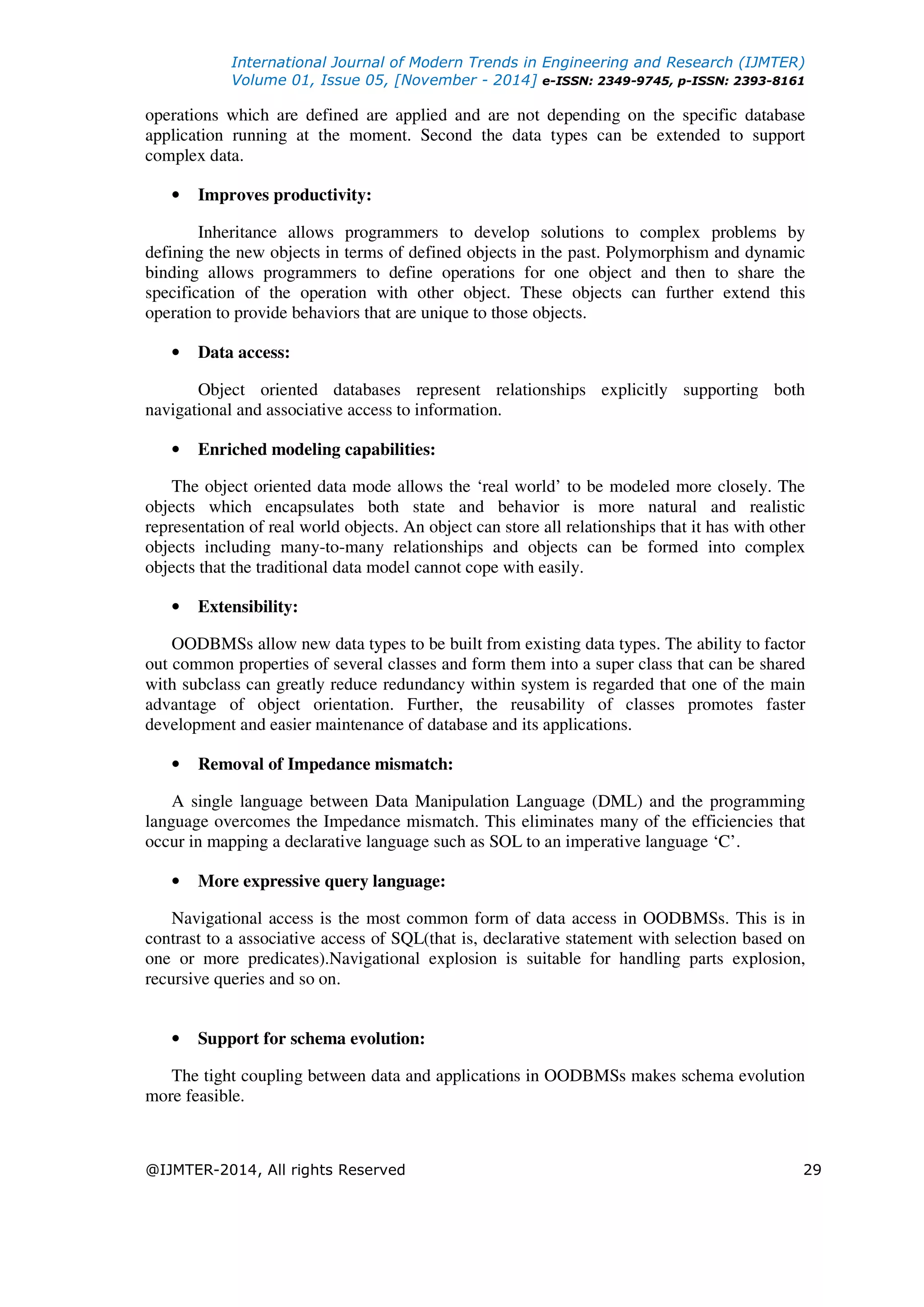 Comparison Of Relational Database And Object Oriented Database Pdf