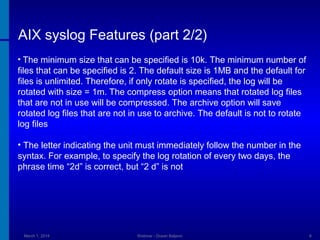 Comparison of Unix and Linux Log File Management Tools by Dusan ...