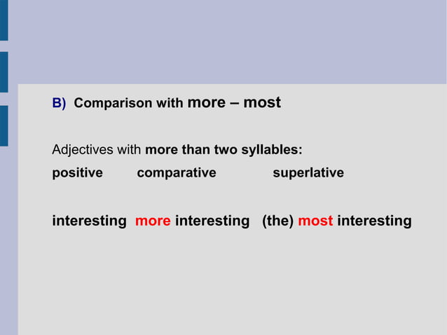 Comparison presentation | PPT