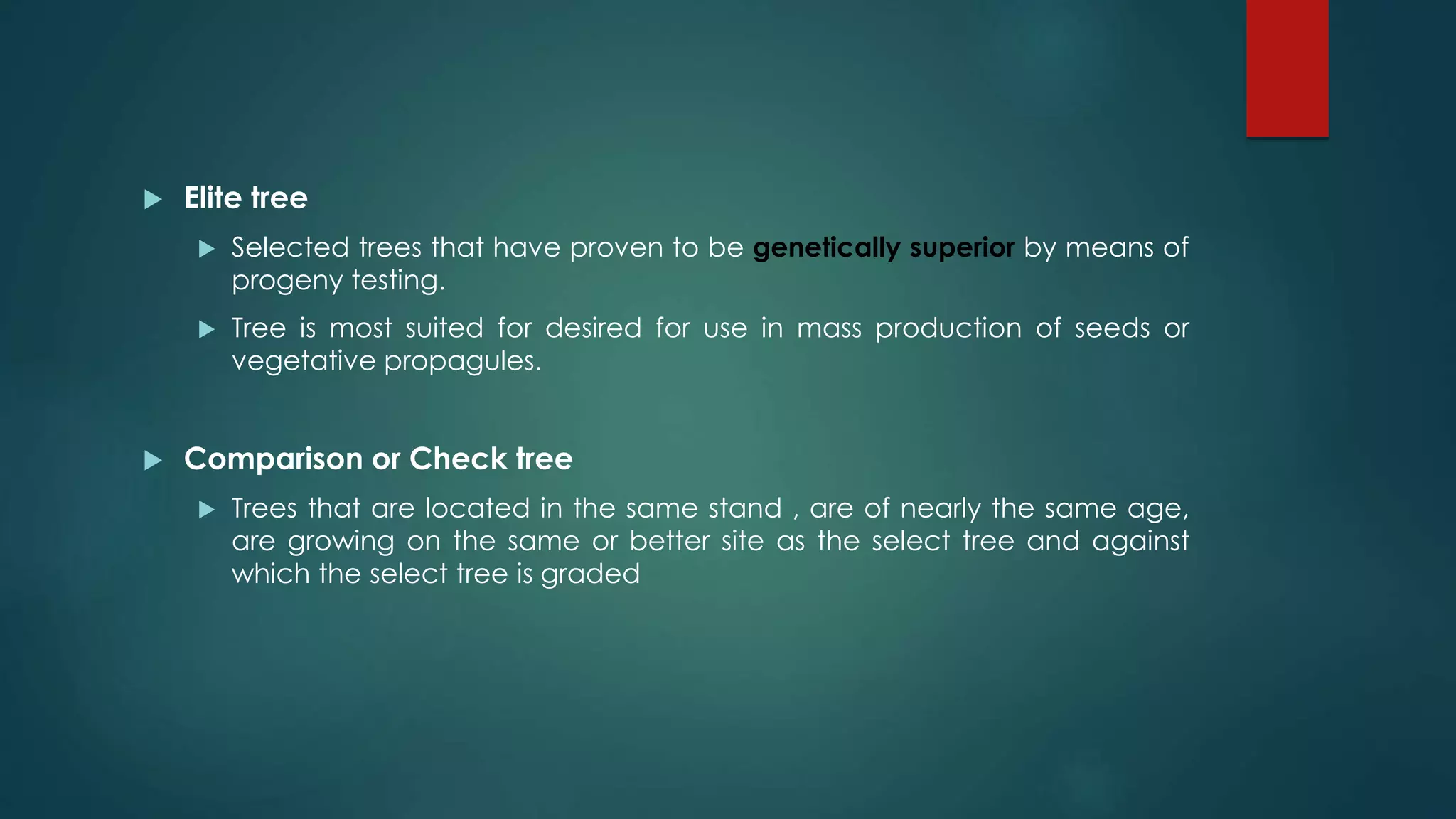 Comparison tree method of selection | PPTX