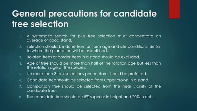Comparison tree method of selection | PPT Comparison tree method of selection | PPT
