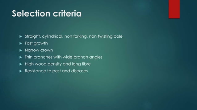 Comparison tree method of selection | PPTX | Gardening | Home & Garden