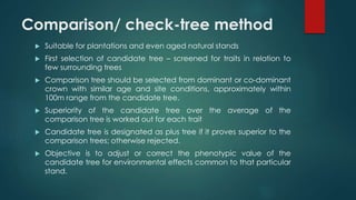 Comparison tree method of selection | PPTX