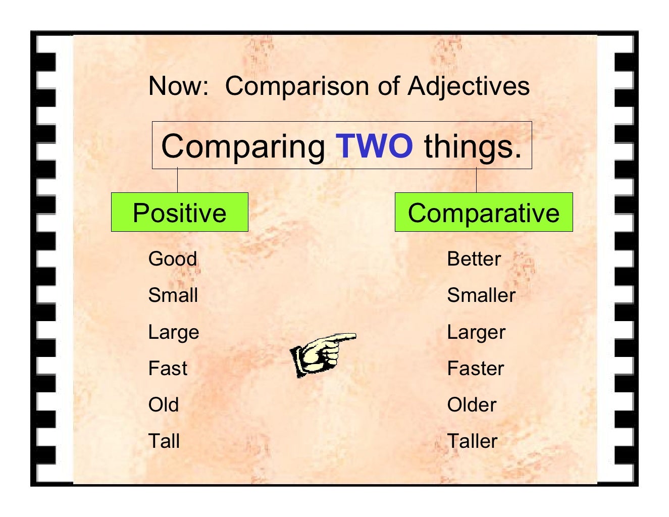 Comparison adjectives 001