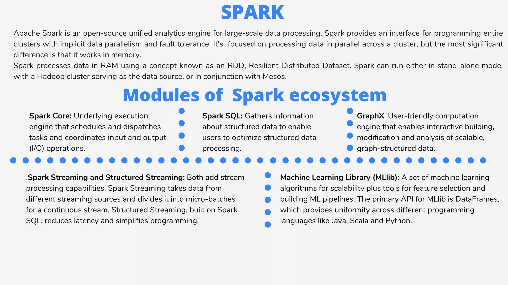 Comparison among rdbms, hadoop and spark | PDF | Computing | Technology & Computing