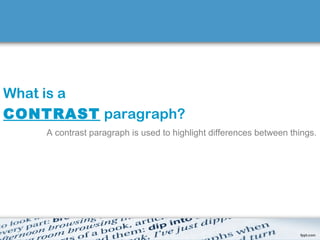 Comparison and Contrast | PPT