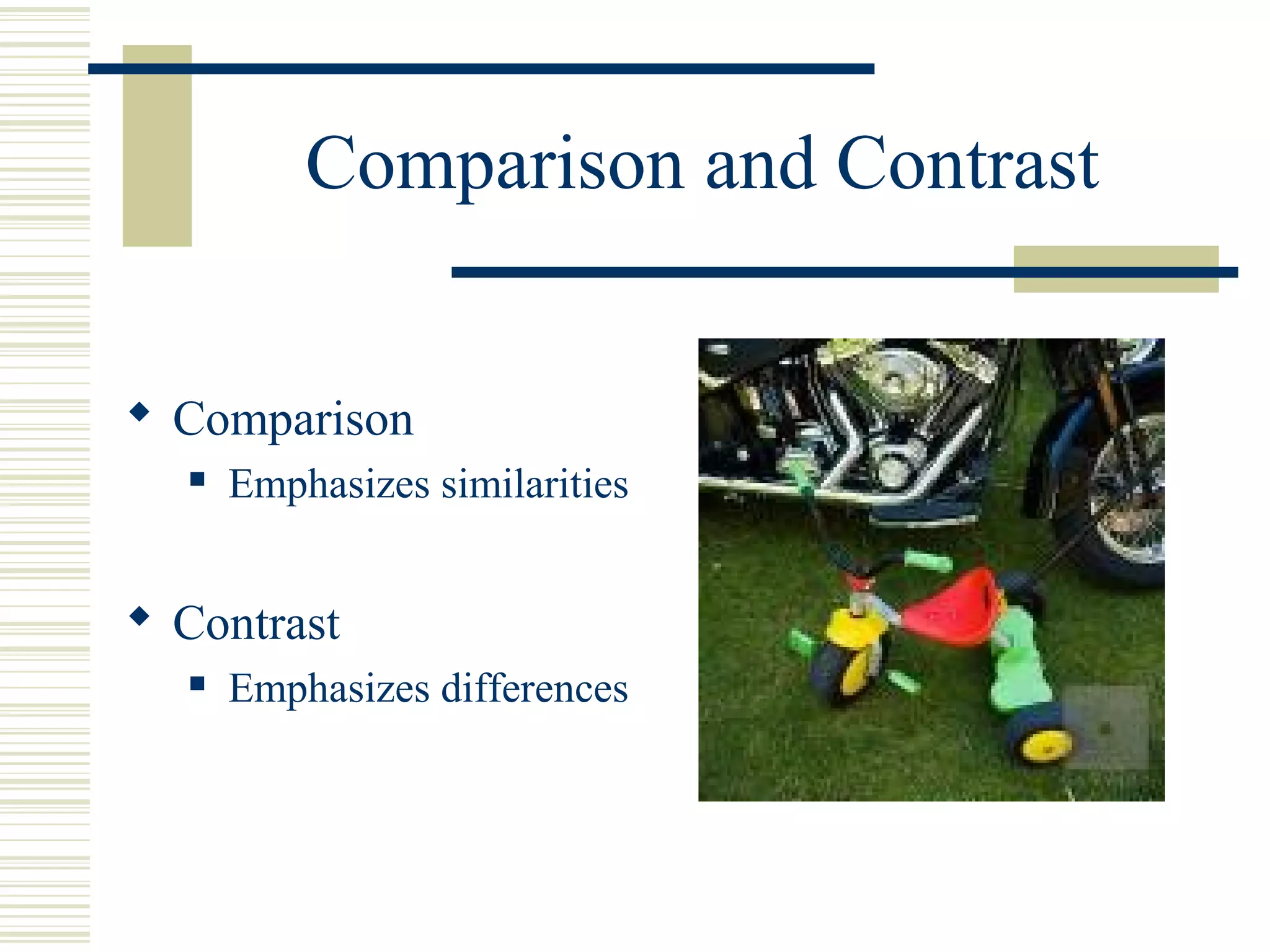 Comparison and contrast intro | PPT