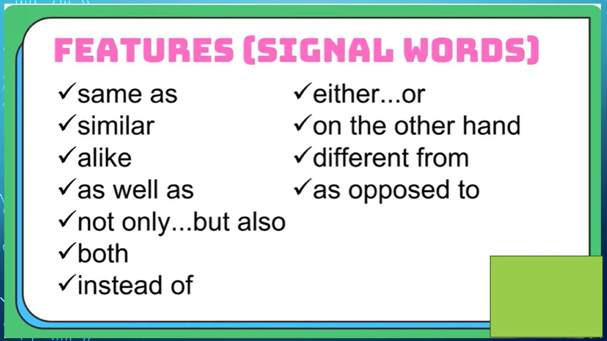 COMPARISON AND CONTRAST.pptx type of informational/factual text | PPTX