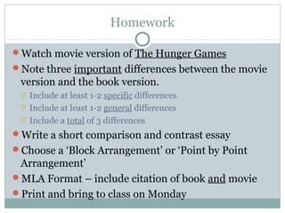 Comparison and contrast essay | PPT