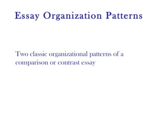 Comparison and contrast essay(1) | PPT