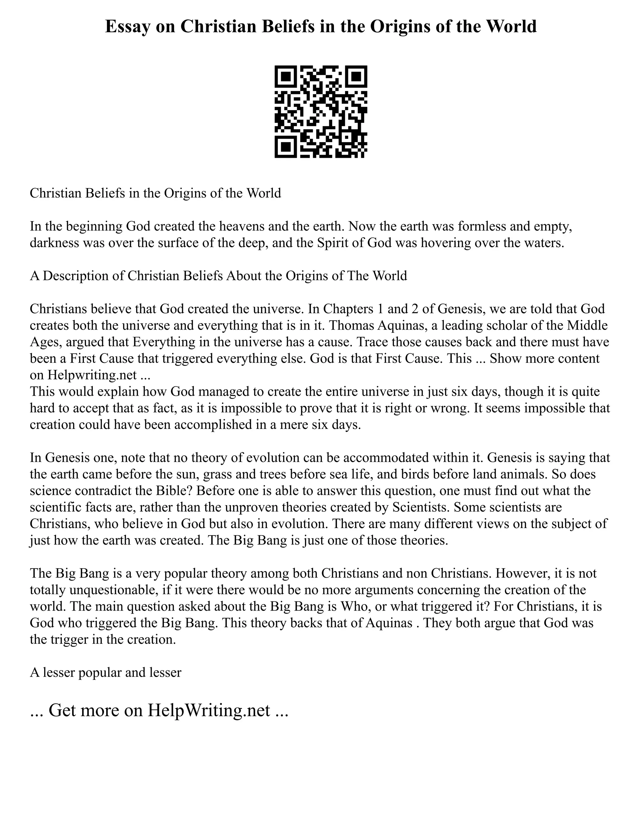 Comparison And Contrast Essay Mla Format - How T | PDF | Christianity ...
