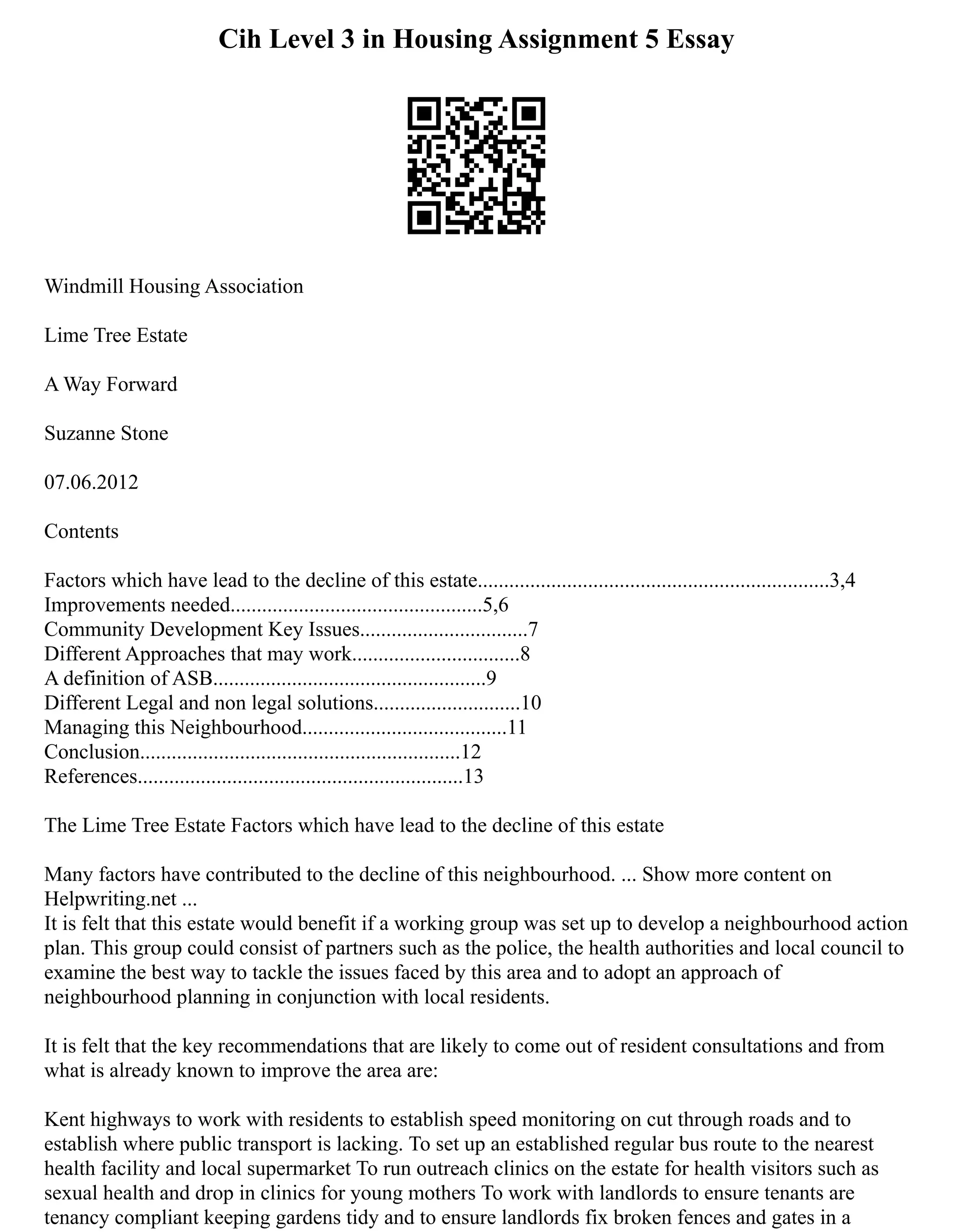 Comparison And Contrast Essay Mla Format - How T | PDF