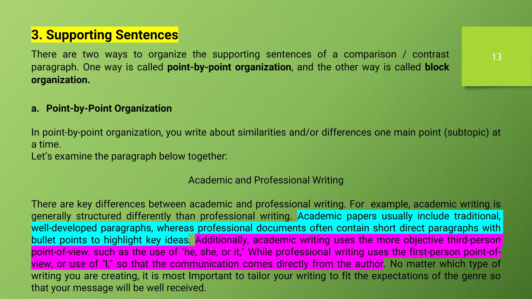 Comparison and Contrast Paragraph Writing | PDF