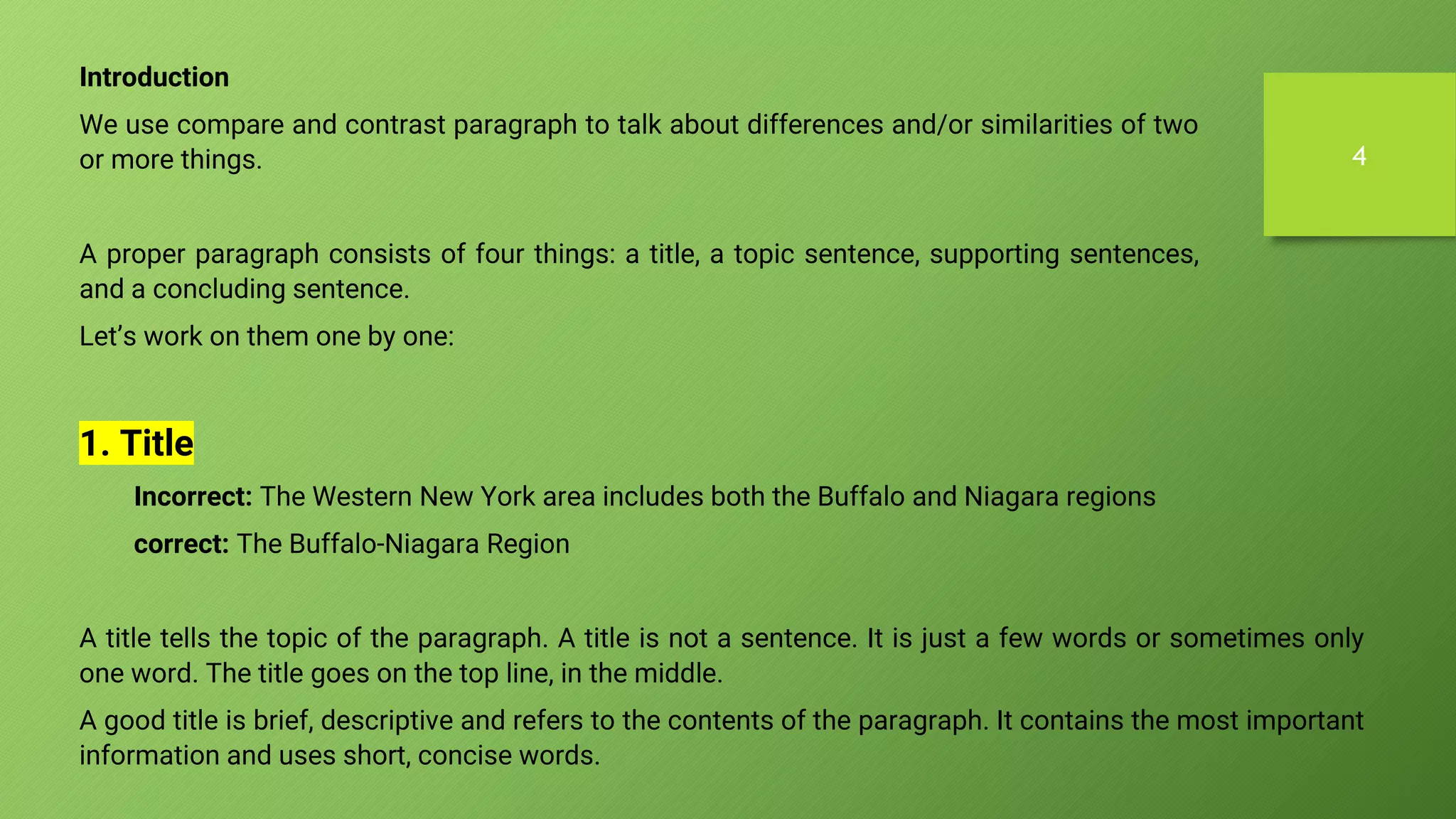 Comparison and Contrast Paragraph Writing | PDF