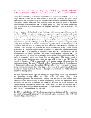 Comparison and improvement of image compression | PDF