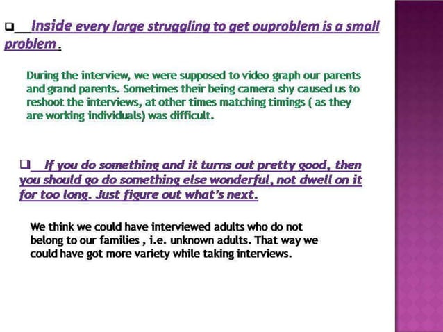 Comparison and reflection ppt | PPTX