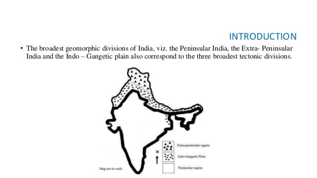 Comparison between Peninsula and Extra-Peninsula of India.