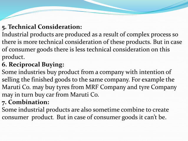 Comparison between industrial goods and consumer goods | PPTX ...