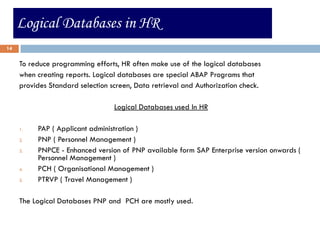 Comparison between abap & abap hr | PPTX | Databases | Computer Software and Applications