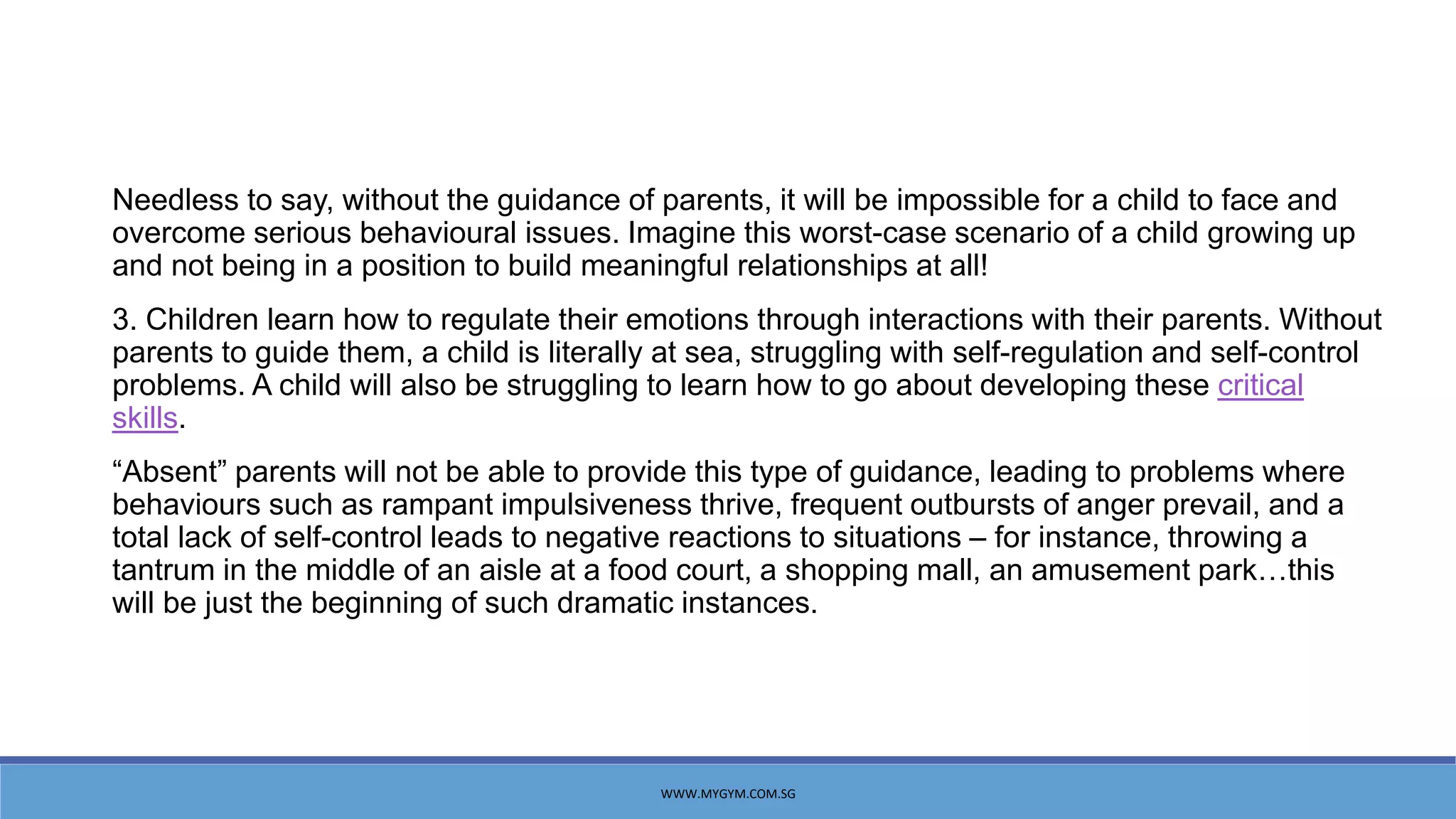 Comparison Between Being “Present” Parents & “Absent” Parents.pptx