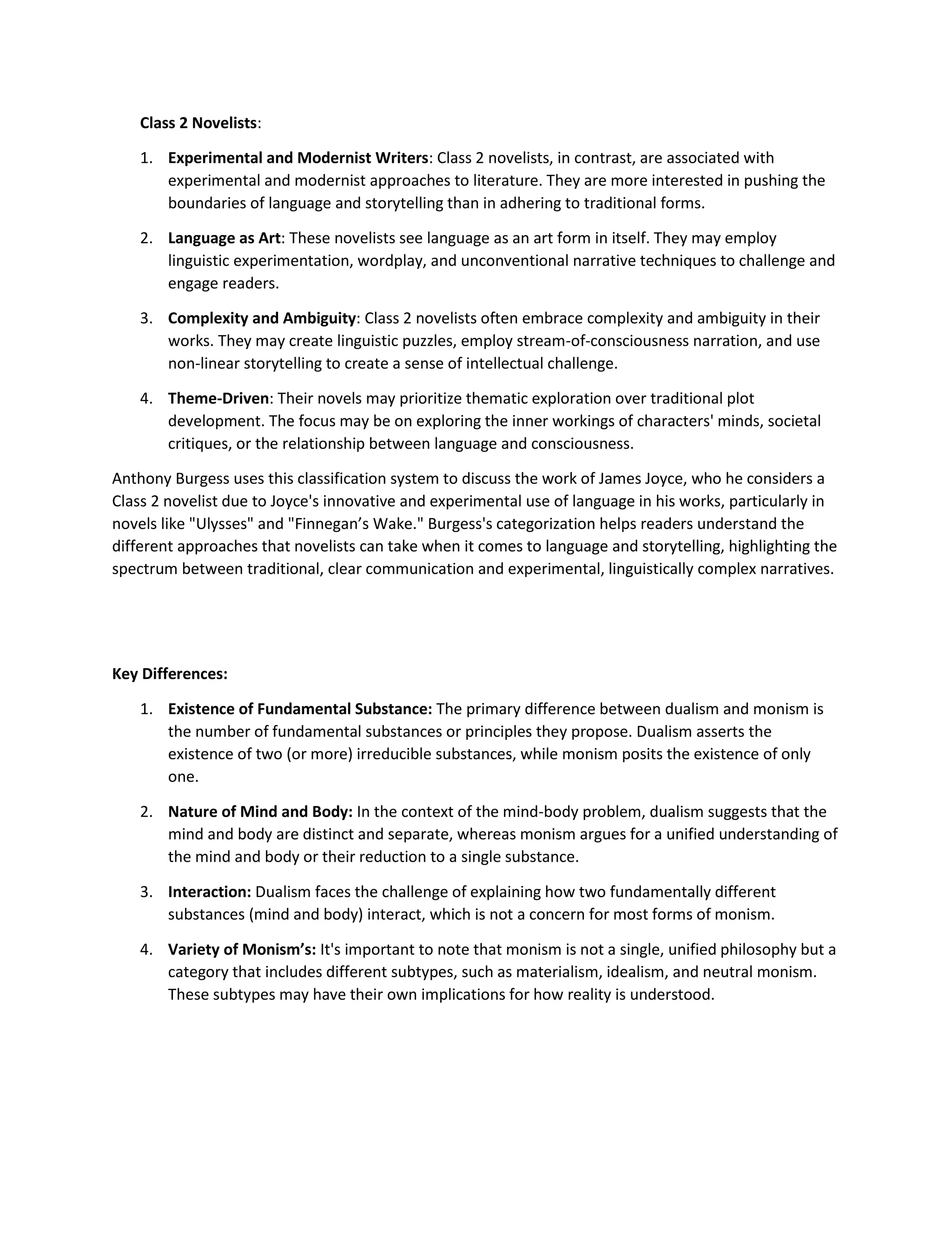 Comparison between dualism and monism.docx