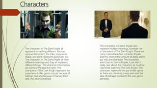 Comparison between films | PPTX