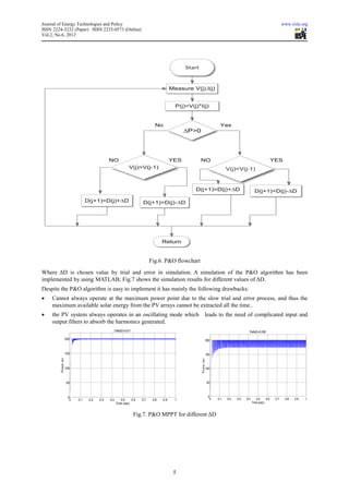 Comparison between fuzzy and p&o control for mppt for photovoltaic ...