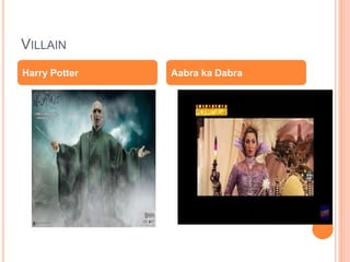 Comparison between harry potter school and aabra ka | PPT