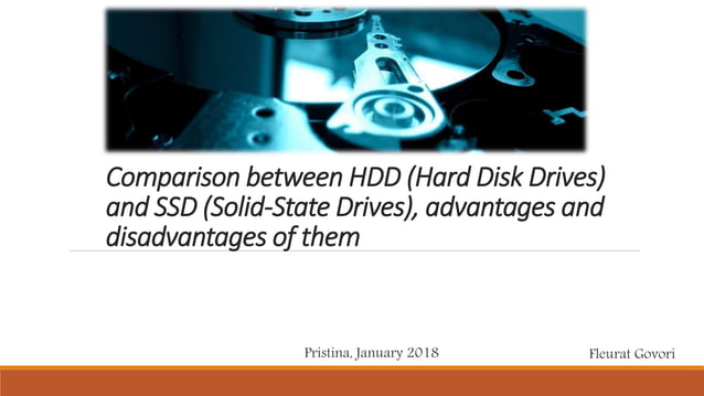 Comparison between HDD and SSD | PPSX