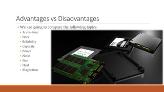 Comparison between HDD and SSD | PPSX