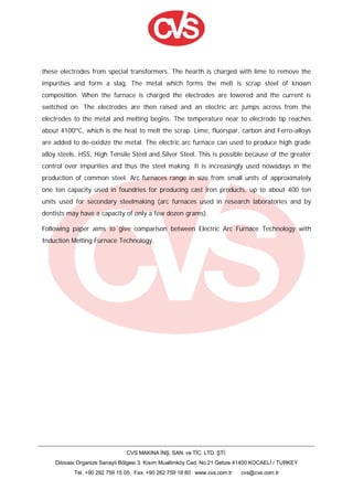 Comparison Between Imf Eaf | PDF