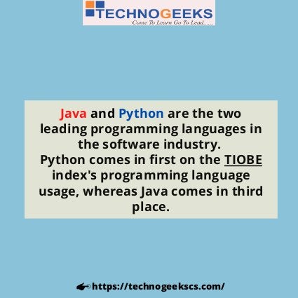 Comparison Between Java And Python | PDF