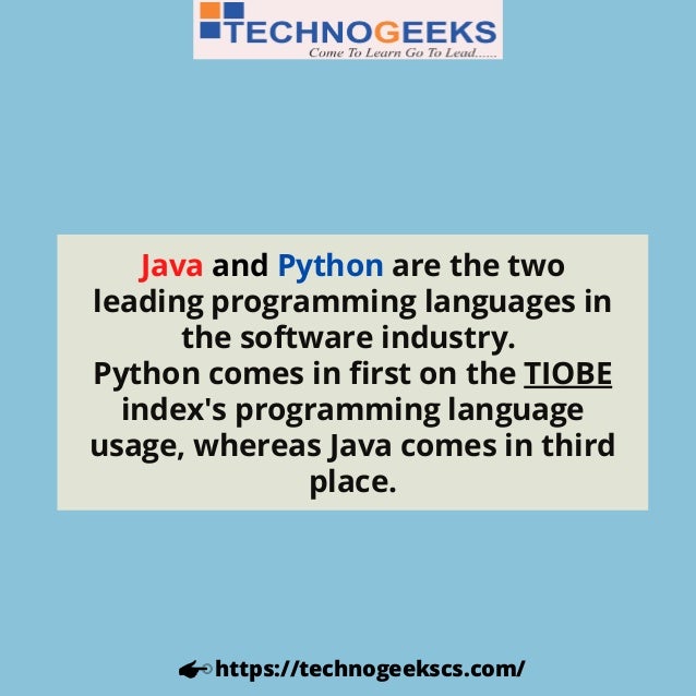 Comparison Between Java And Python | PDF