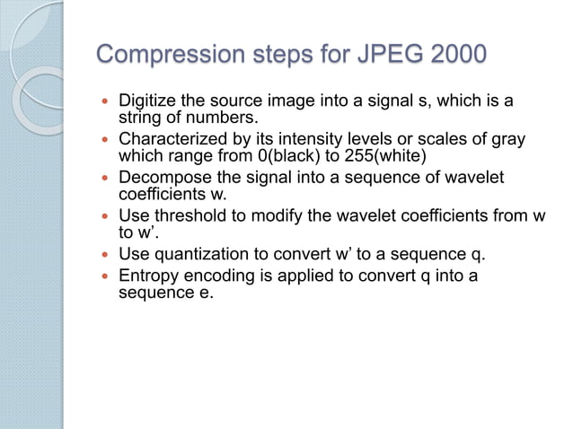 Comparison between JPEG(DCT) and JPEG 2000(DWT) compression standards ...
