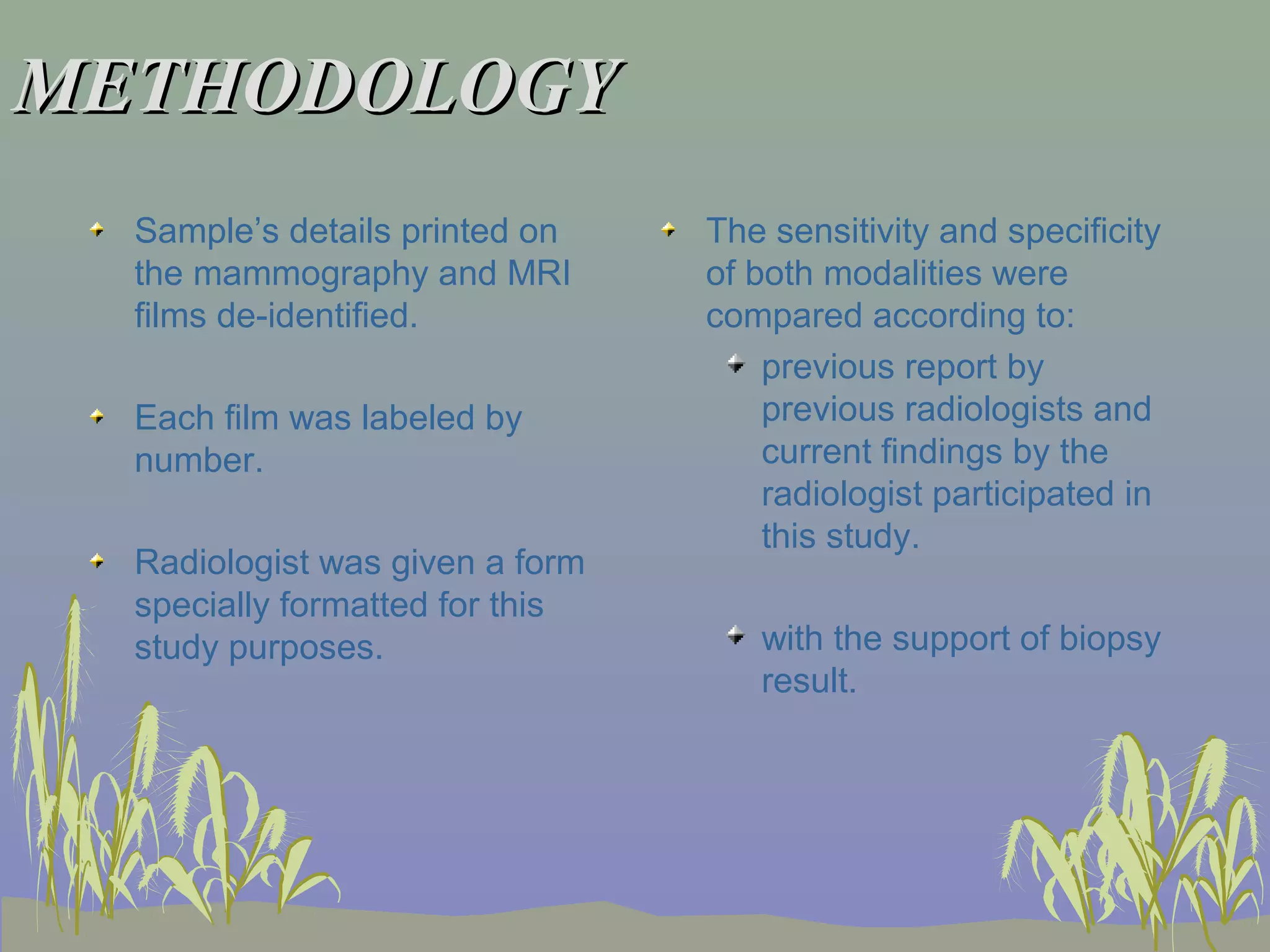 Comparison between mammogram and mri in detecting breast cancer | PPT