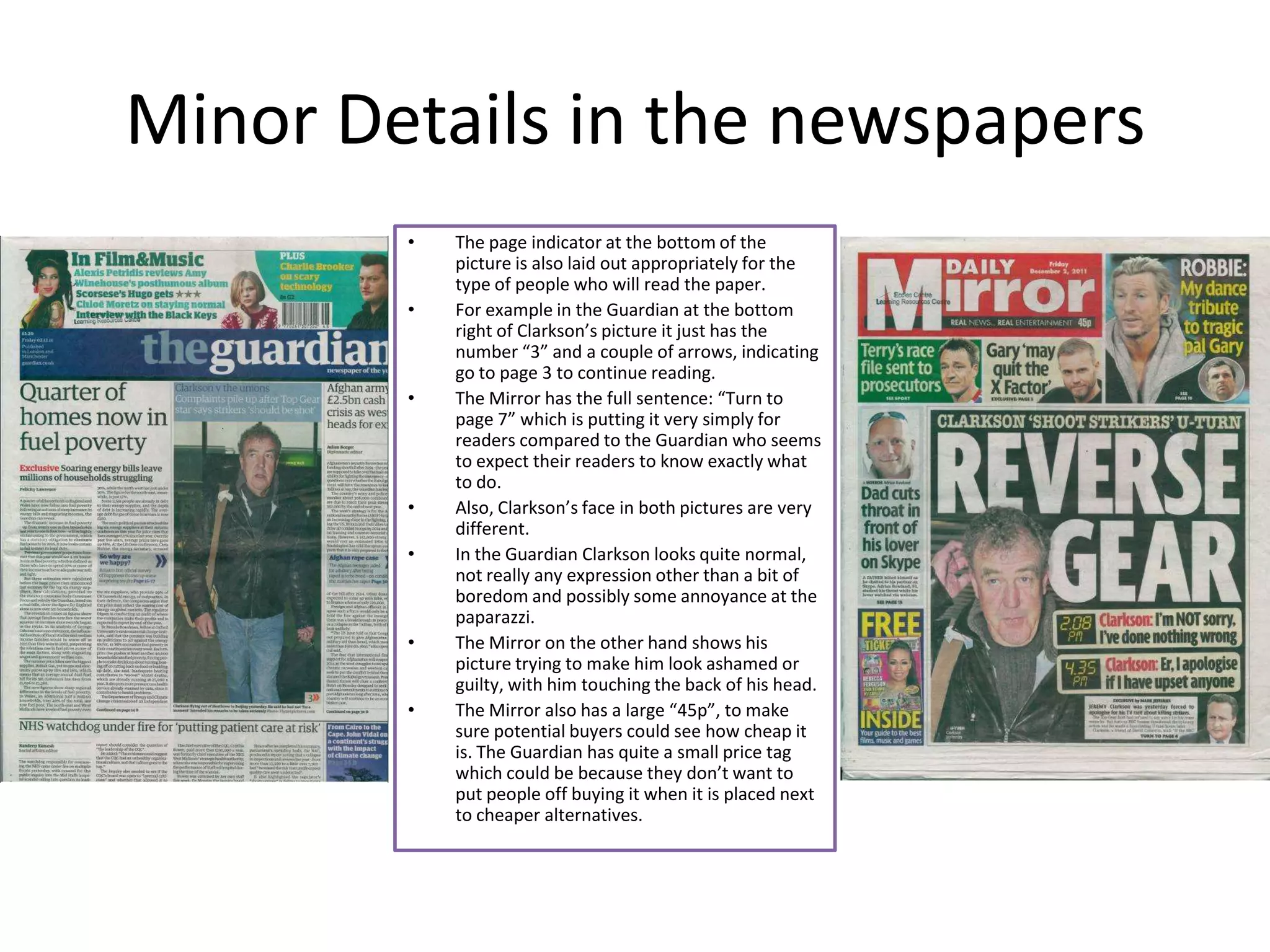 Comparison between mirror and guardian | PPTX