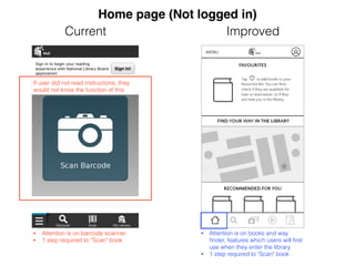 Redesigning the National Library Board (NLB) app | PPT