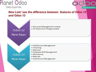 Comparison between odoo 12 and odoo 13 | PPT