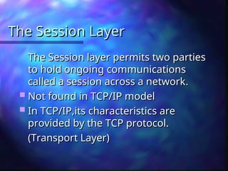 Comparison between OSI and TCp.for students in Information Technology ...