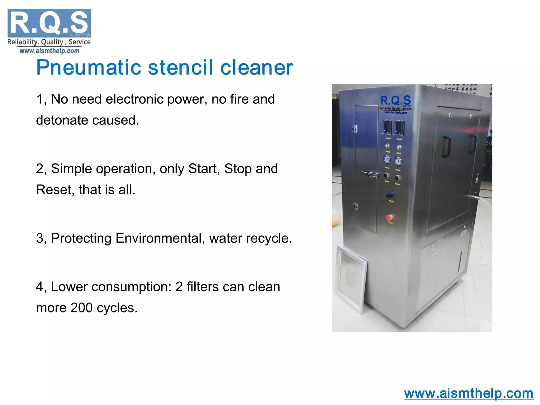 Comparison between Pneumatic stencil cleaner and Traditional ultrosonic ...
