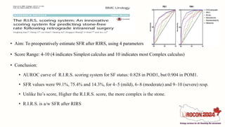 Comparison between R.I.R.S. and Ito's scoring system to predict SFR ...