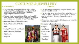 Comparison between rajasthan and assam BY Jaiditya Singh Shekhawat | PPTX