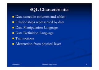 Comparison between rdbms and nosql | PDF