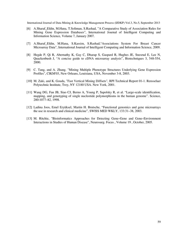 Comparison between riss and dcharm for mining gene expression data | PDF
