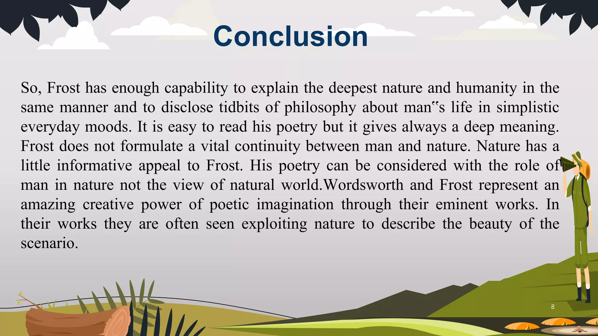 Comparison between Robert Frost and Wordsworth .pptx