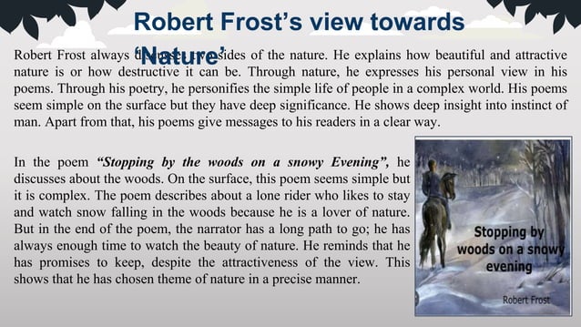Comparison between Robert Frost and Wordsworth .pptx
