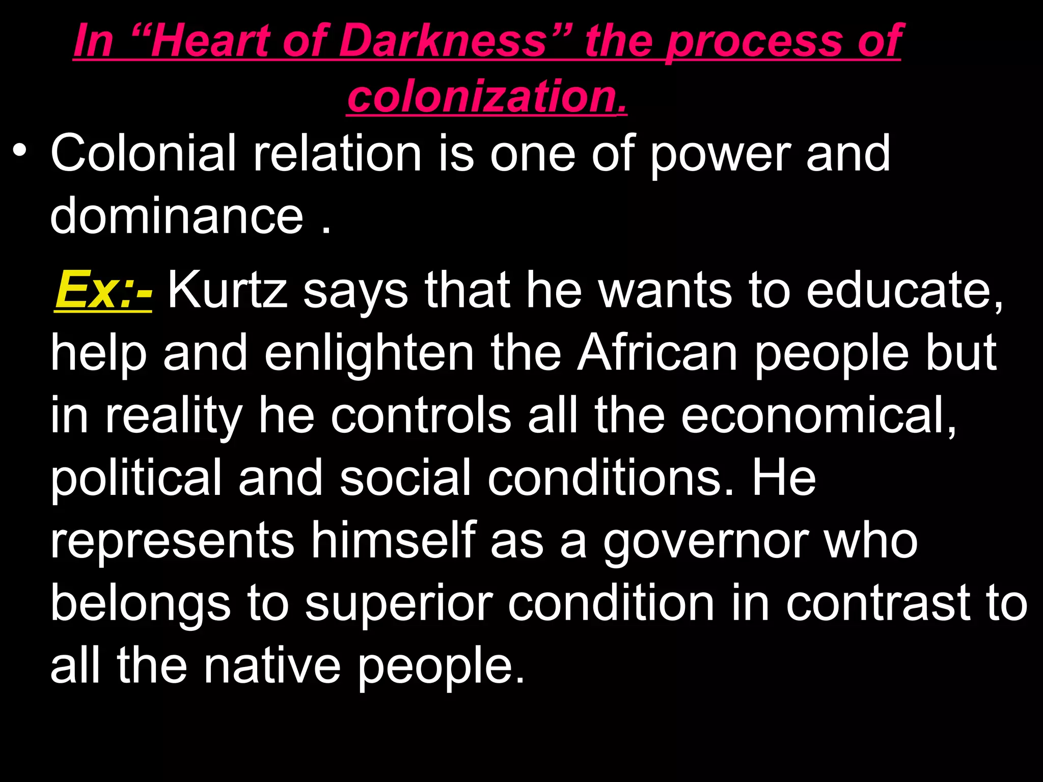 Comparison between “Robinson Crusoe” and “Heart of Darkness” | PPT