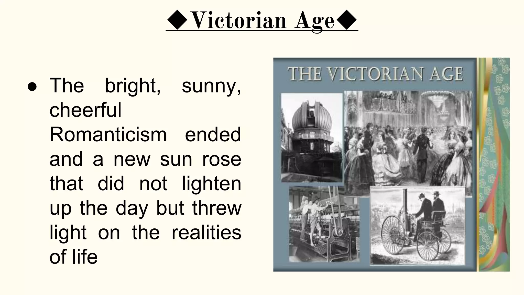 Comparison between Romantics & Victorians | PPTX