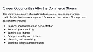 Comparison Between Science and Commerce At The Schram Academy .pptx